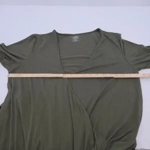 Caden Lane | Dresses | Caden Lane Nursing Dress Olive Green Wrap Bamboo ...
